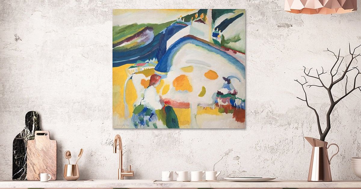 De koe, Wassily Kandinsky... op canvas, behang, poster en meer